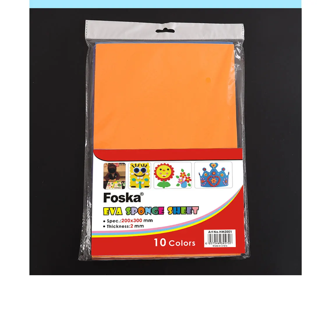 Foska Fancy Color EVA DIY Sponge Handmade Paper Kids Handmade Felt ...