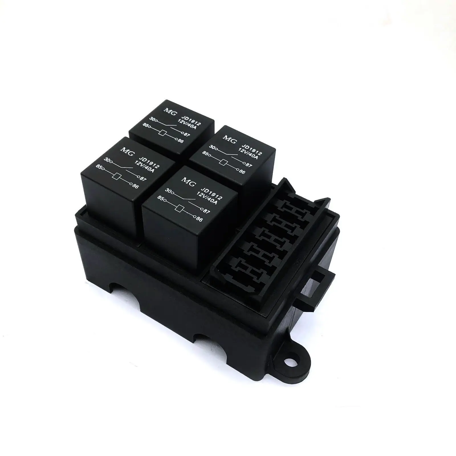 4 Way Relay Fuse Box - Reliable 12VDC 40A Solution