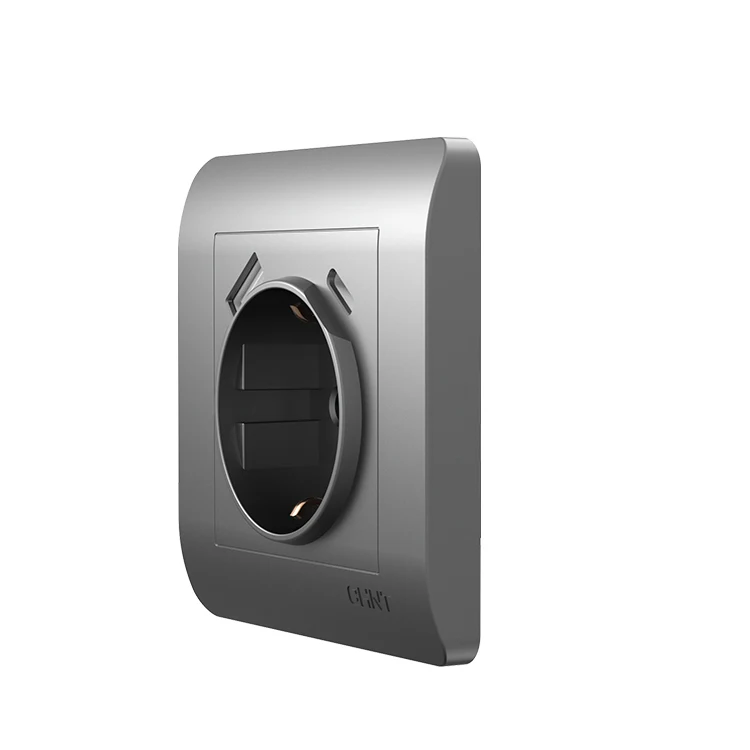 CHINT Wall Socket with USB and Type C Port - Durable & Versatile