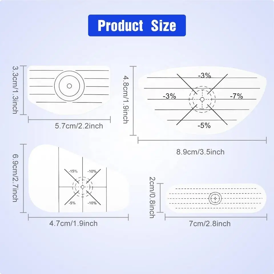 Golf Club Impact Stickers for Irons Wood Putters Training Aid to ...