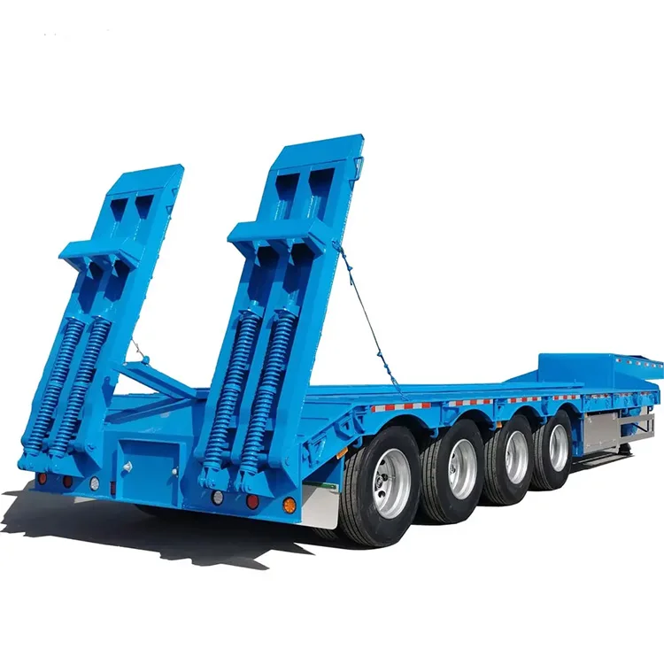Heavy Duty Front Loading Detachable Gooseneck Lowbed Lowboy Low Bed Boy ...
