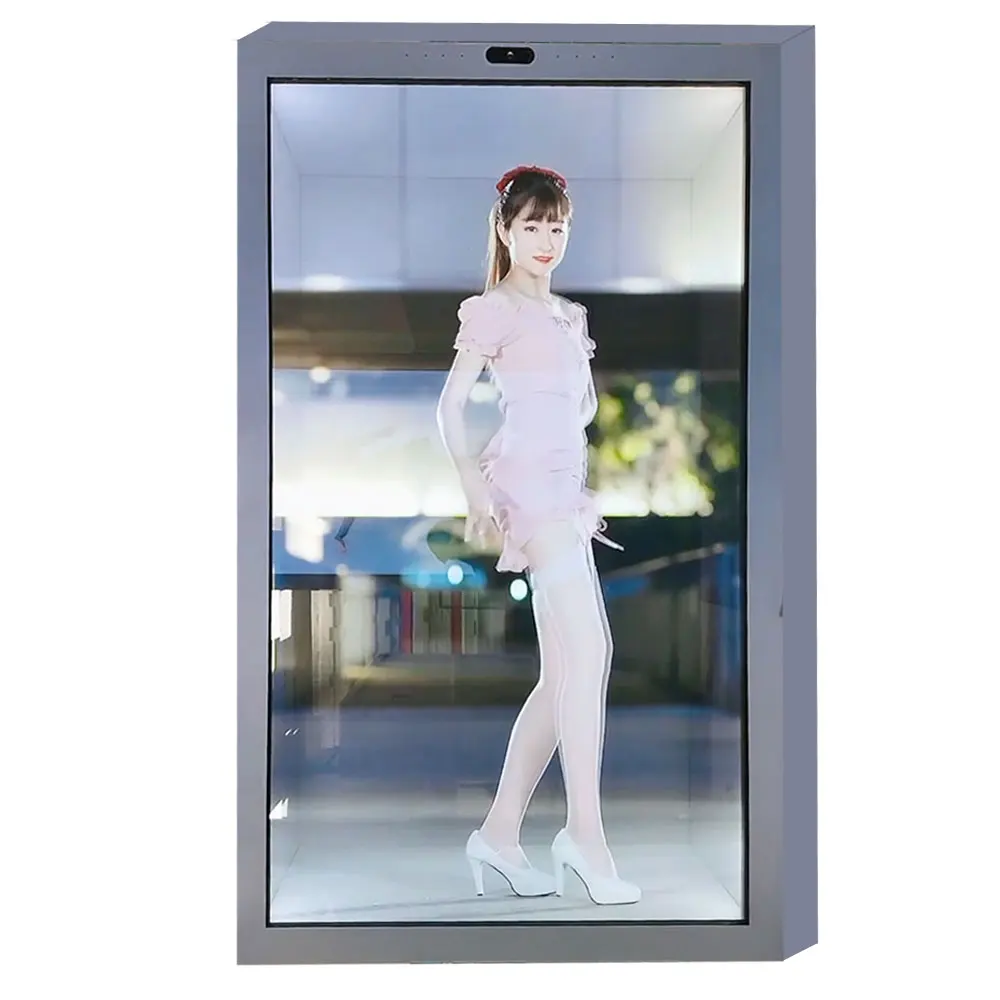 New technique 86 inch Holographic cabinet 4K built in camera ...