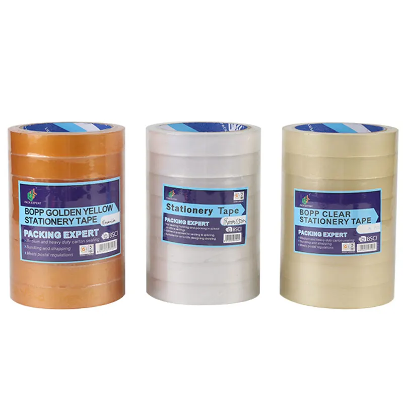 Custom Opp Stationery Tape 12mm 15mm 18mm 3/4 Inch Sticky Tape Clear ...