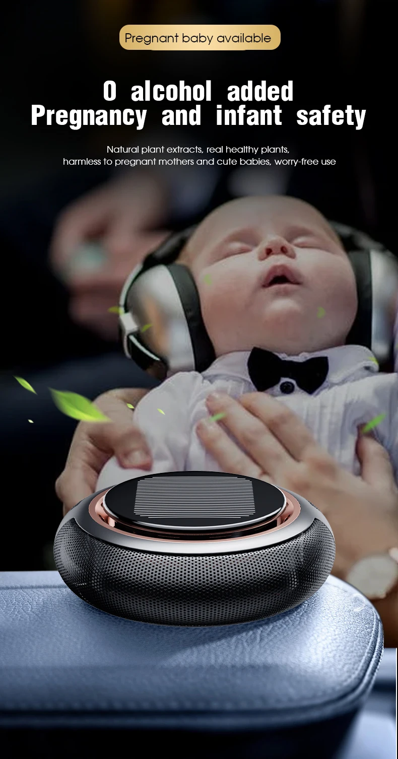 Solar Rotary Car Aromatherapy Creative Car Perfume Ornament Car ...