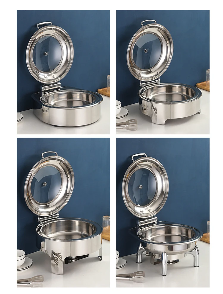 New Design Chafing Dish Buffet Set Luxury Metal Stainless Steel Rose ...