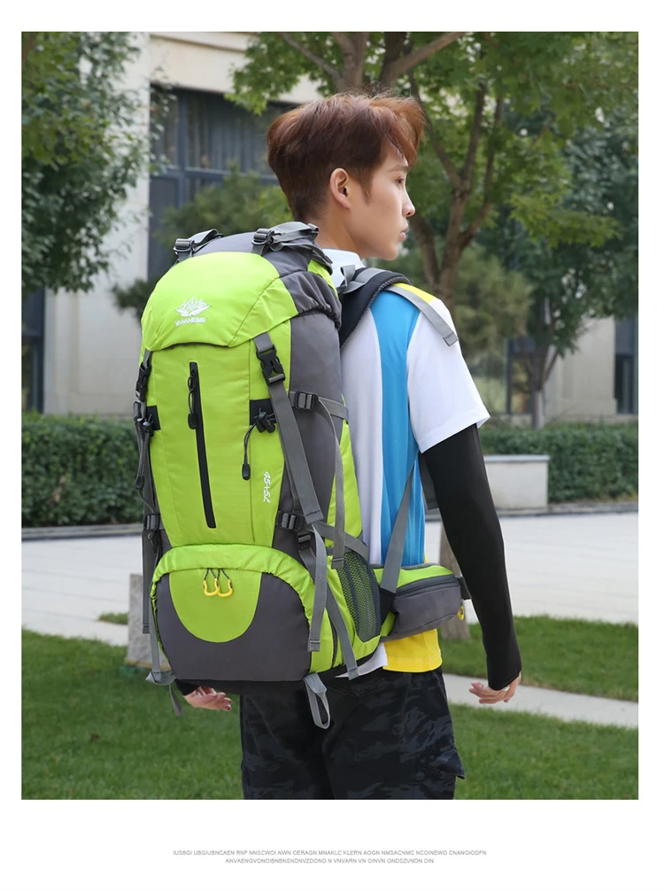 High Quality Custom 50L Men Outdoor Hiking Back Pack Trekking Camping ...