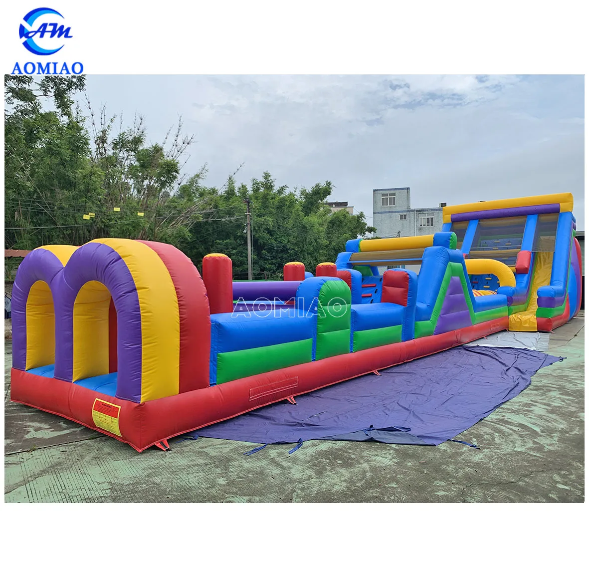 Giant 5k Outdoor Inflatable Obstacle Course for Adults