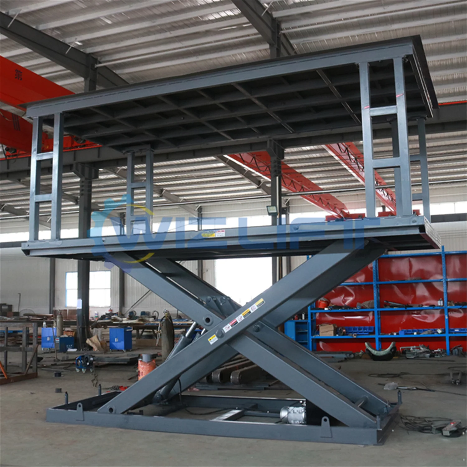 3M Basement Underground Garage Double Parking Car Lift - Scissor Lift ...