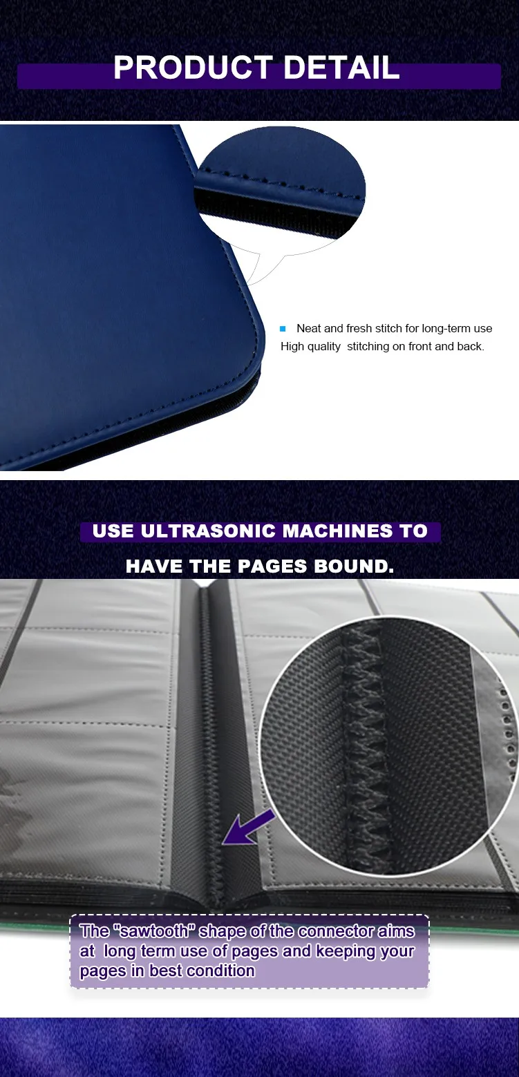 Custom Premium 9 Pockets Card Album - Top Loader Binder