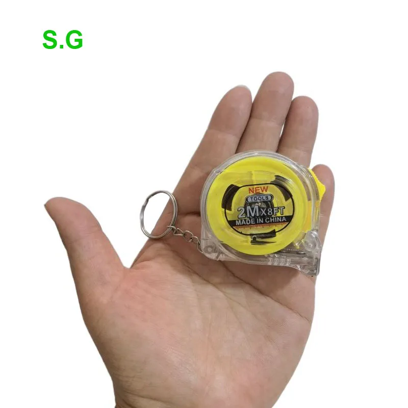 Metal case Steel Measuring Tape Retractable 2m Promotional Products ...