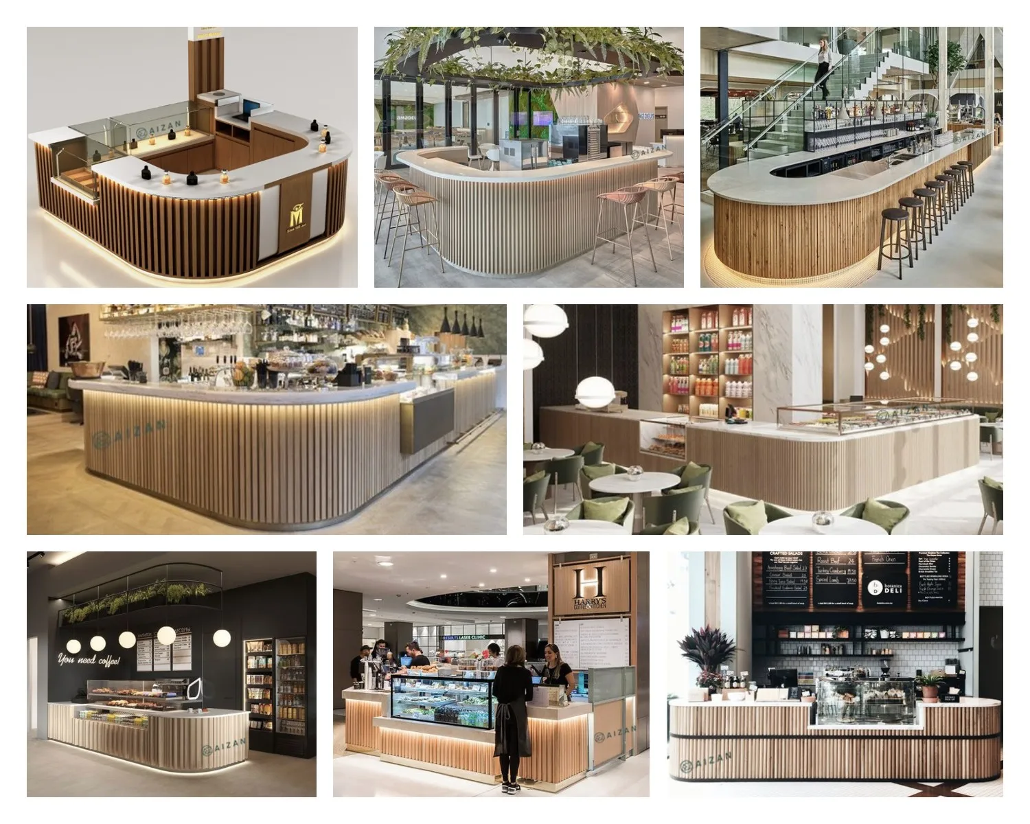 Customized Cafe Coffee Counter Wooden bar Counter for Sale| Alibaba.com