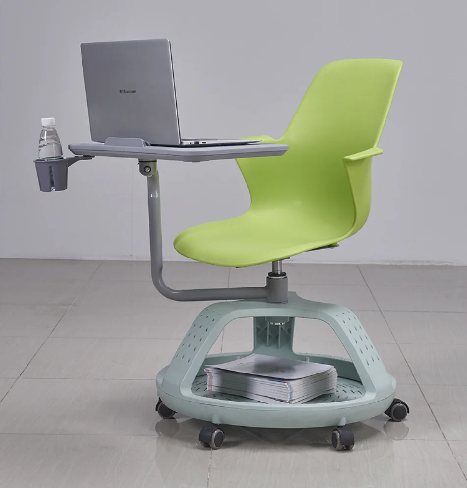 Student Chair Office Chair With Table Attached Mobile Desk Chair YU-YCX ...