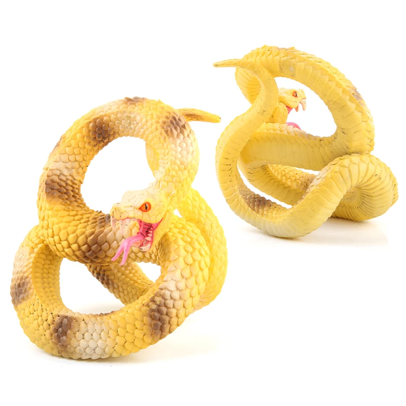 Plastic Simulation Wild Animal Action Figures Snake Models Toy Kids ...