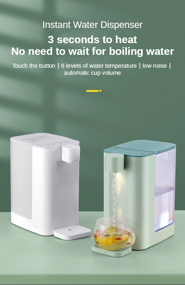 Desktop/table Electric Hot Cold Water Dispenser Portable Smart Instant ...