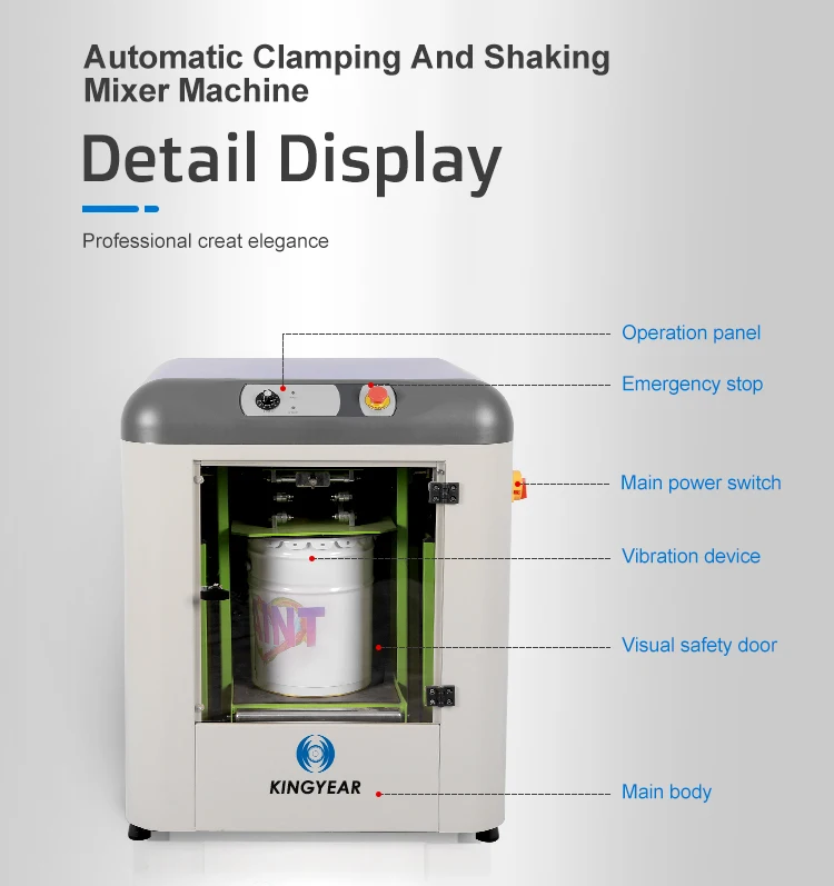 Manual Paint Shaker and Manual Paint Dispenser Combined JY-50C with ...