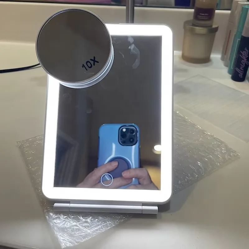 New Ipad Mini Makeup Mirror with Light - Portable & Versatile