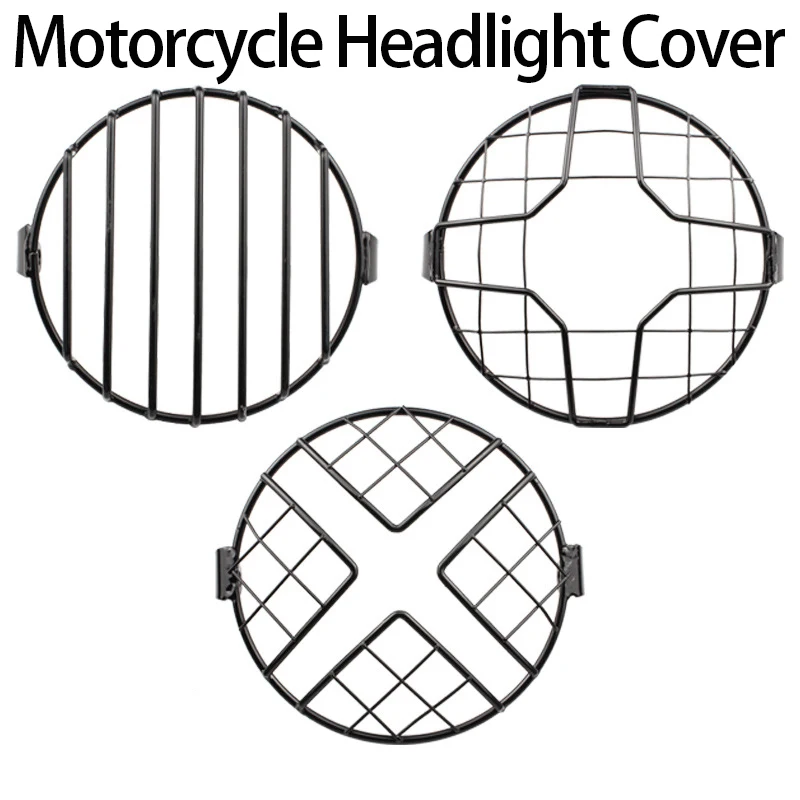 Modified Motorcycle Headlamp Protector Grille Cover , Motorcycle ...