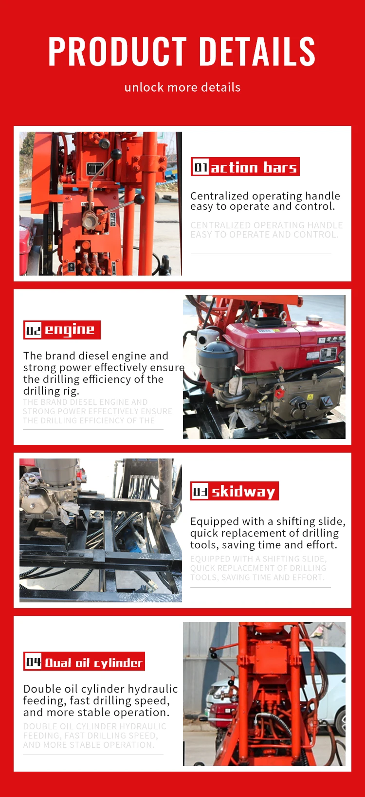Small Portable Geoconstruction Geotechnical Mine Exploration Drilling ...