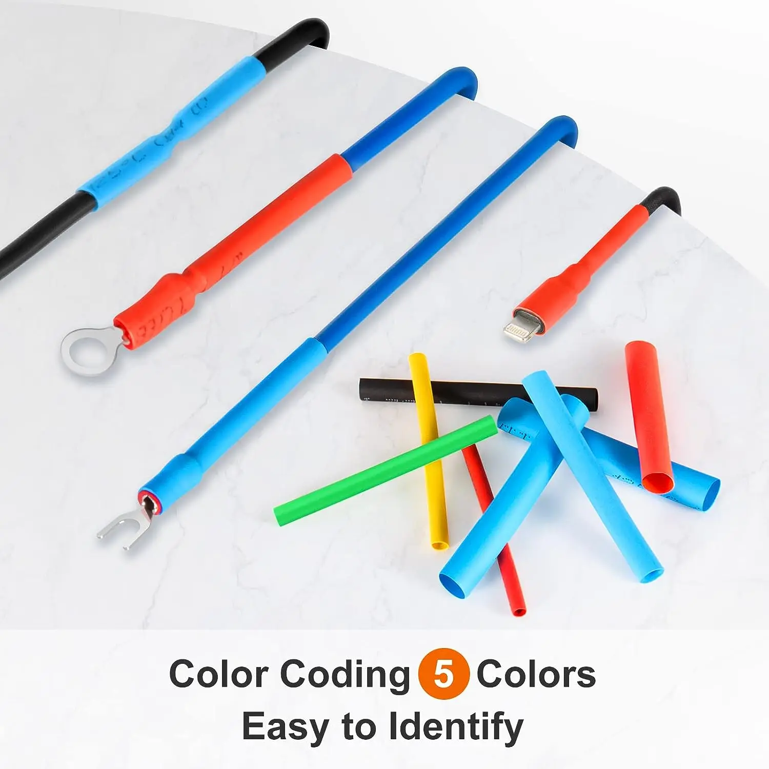 Eventronic Electrical Wire Cable Wrap Assortment - Heat Shrink Tubing