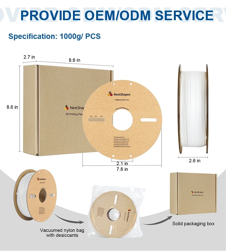 1.75mm 1kg 10kg FDM Filament PLA/ABS/PETG - Professional Grade