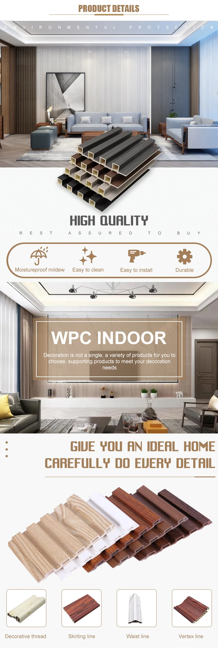 Pelapis Dinding Kayu Dn Melengkung,Panel Dinding Bergalur Mengunci ...