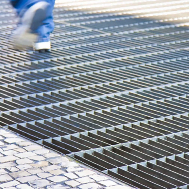 Outdoor Drainage Grating Deck Floor Steel Grating Dome Shape Grating ...