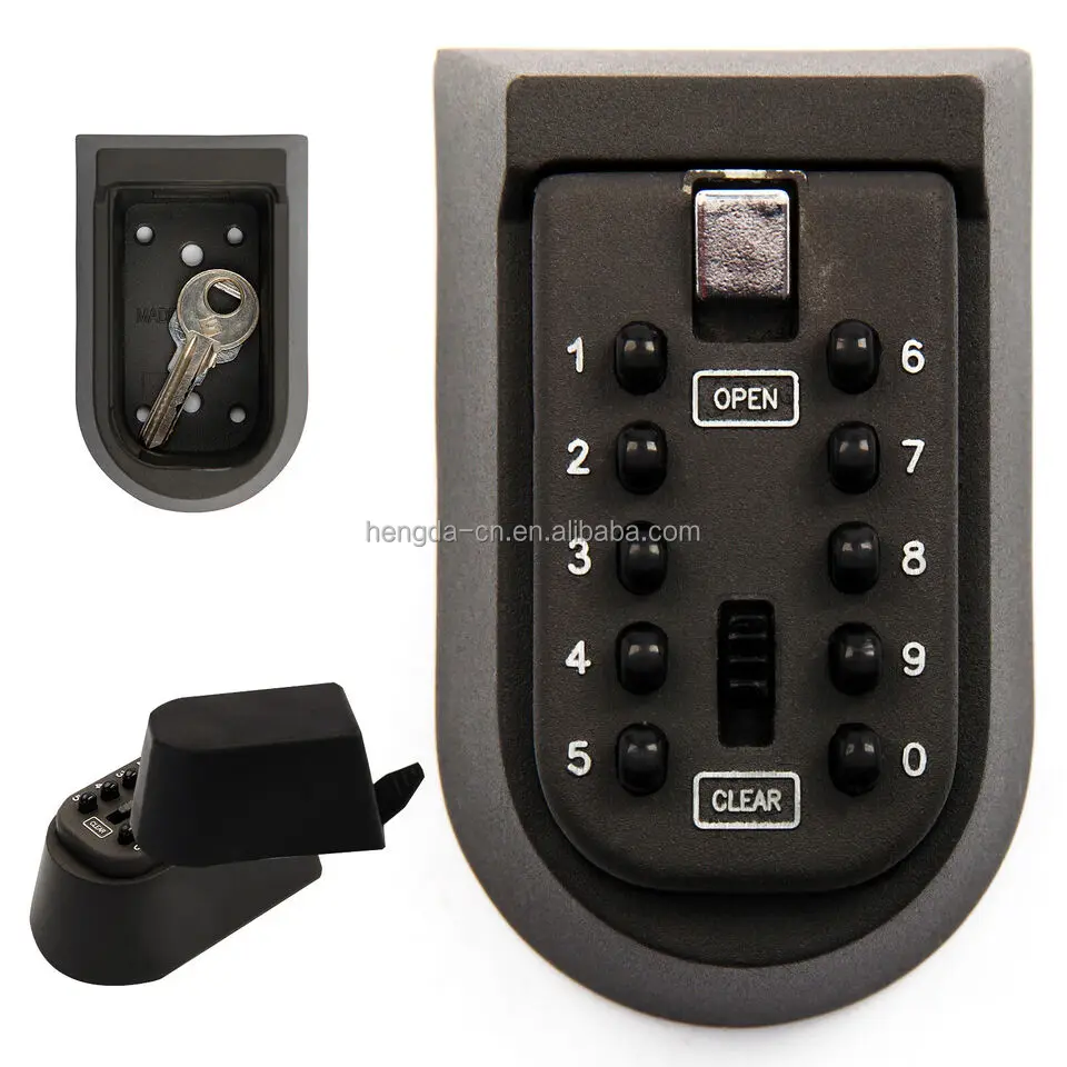YH9201 Wall Mounted Push Button Digital Key Safe Box