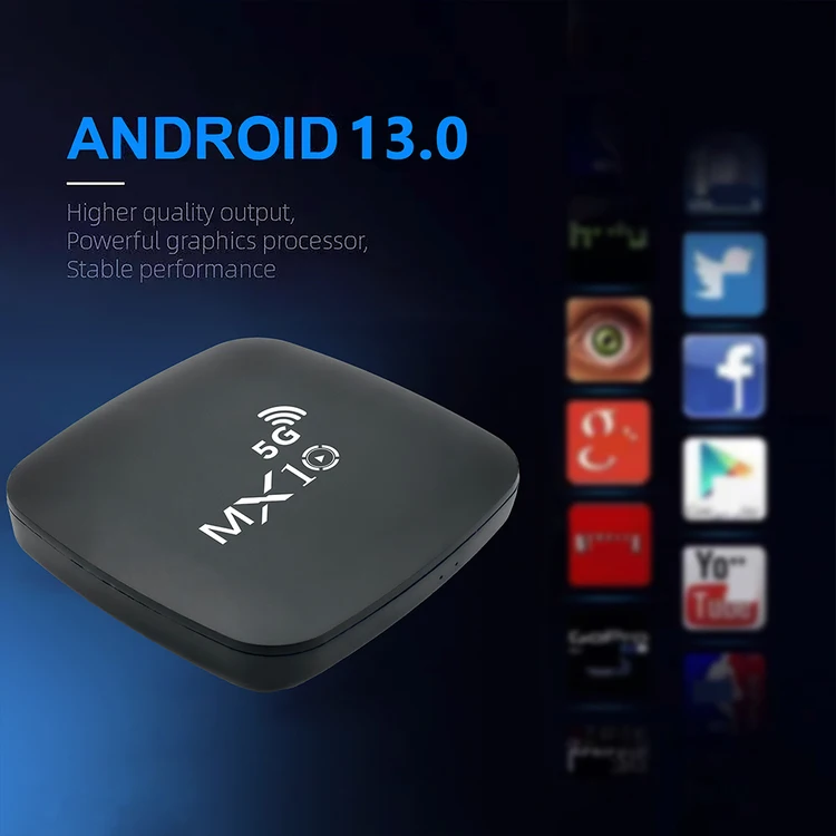 Topleo Motherboard for Android Smart Tv Box Dual Wifi Android 13 Mx10 ...