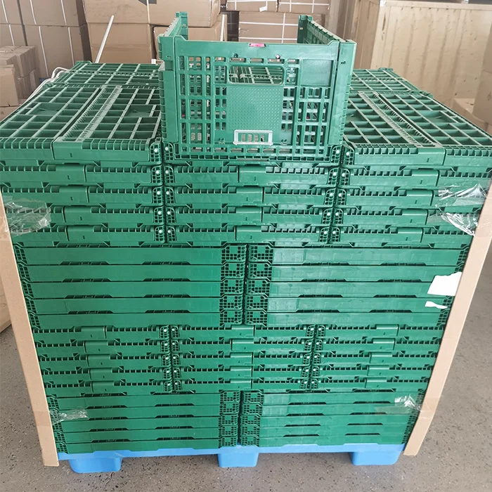 Stapelbaar Groente Inklapbare Fruit Opslag Tote Dozen Vouwen Stapelbare ...