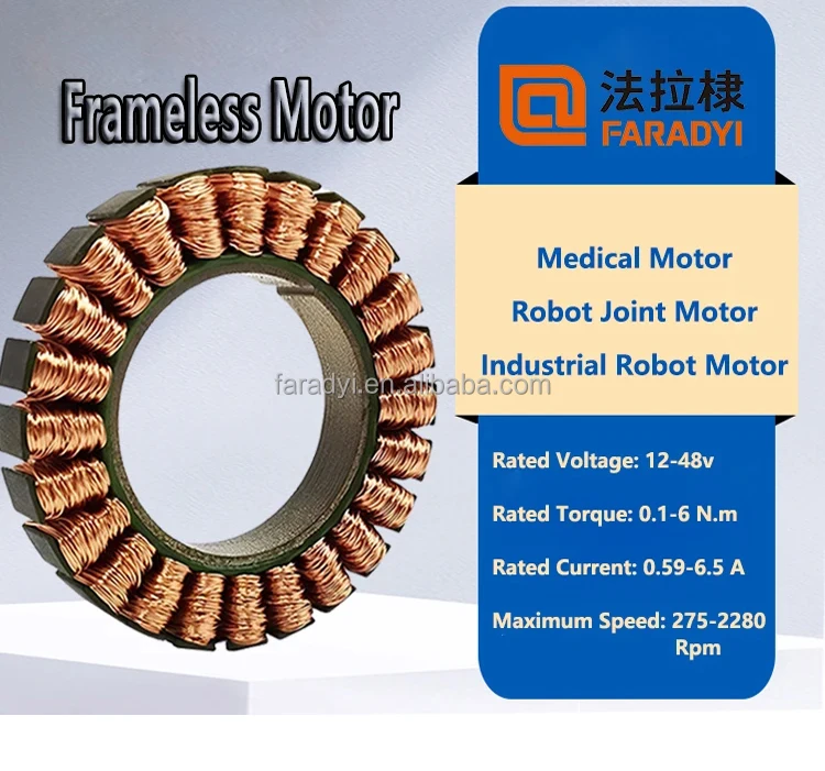 Faradyi Dc Brushless Bldc Motors - High Efficiency for Robotics