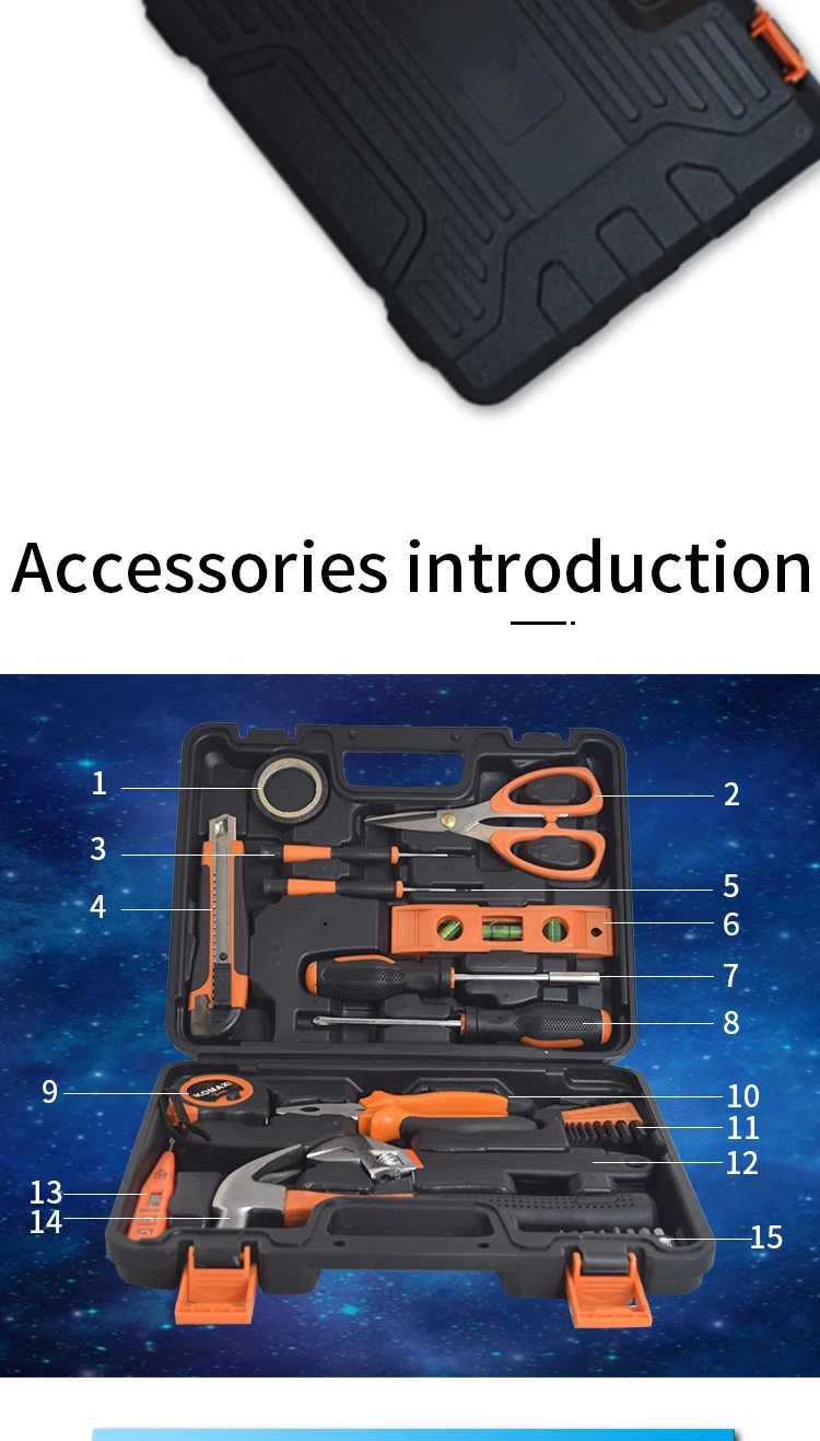 Hardware Supplies Combination Tool Kit 31pcs Tool Box Home Repairing ...