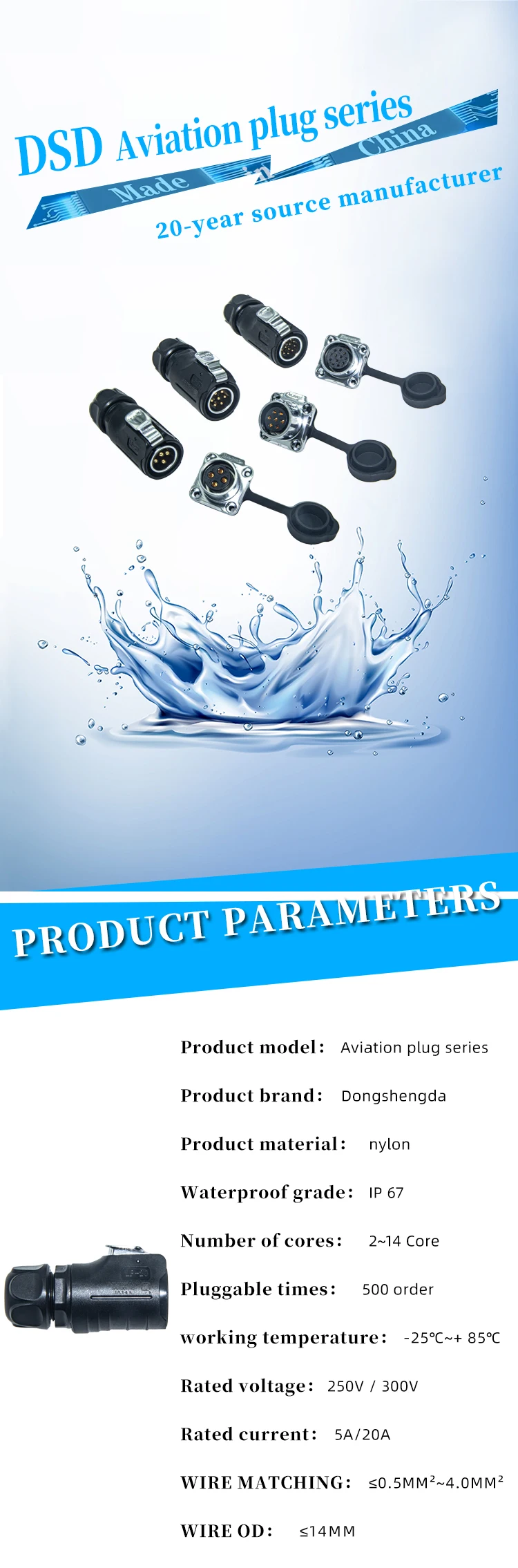 Lp Gx12 Gx16 Male Female Air Aviation Connector Wire 2 3 5 6 7 8 12 Pin ...