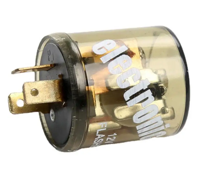 Automotive 12v Transparent Round Flasher Relays 3 Pin Led Turn Signal ...