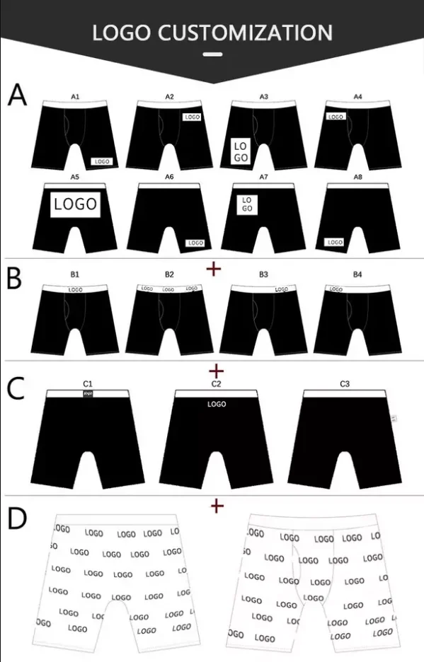 Custom Logo All over Print Trunks - Quick Dry & Comfort