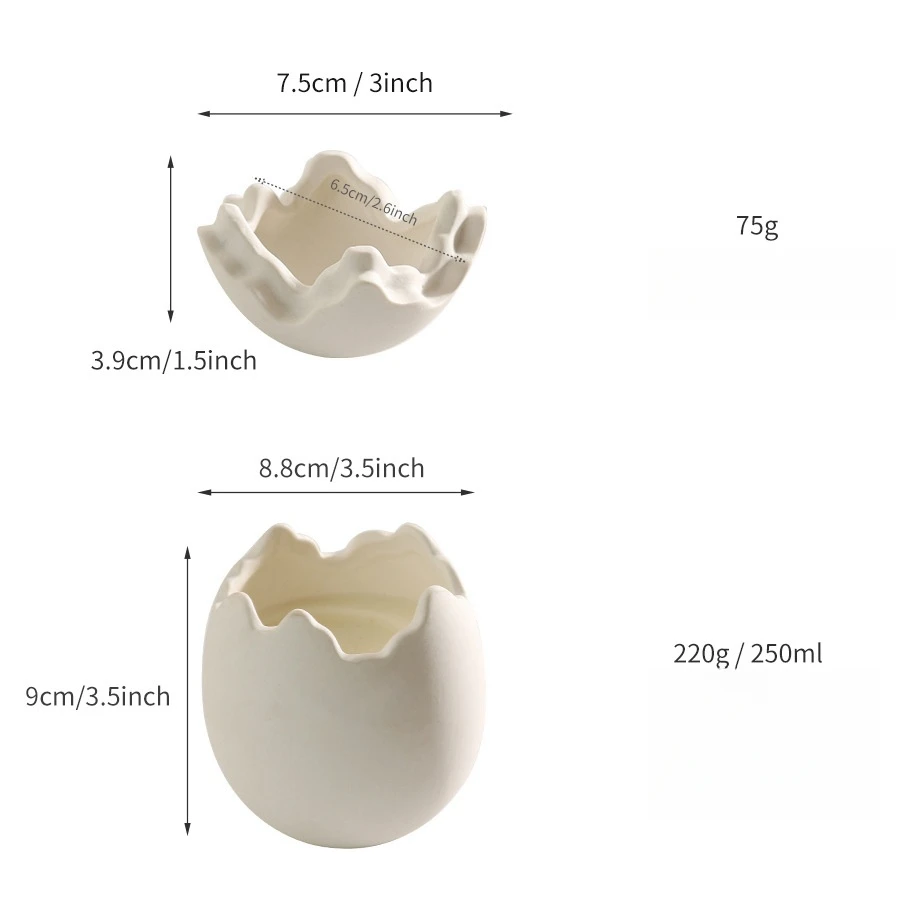 Creative Eggshell Ceramic Scented Candle Cup Custom - Buy Ceramic Candles Cup,Creative Eggshell ...