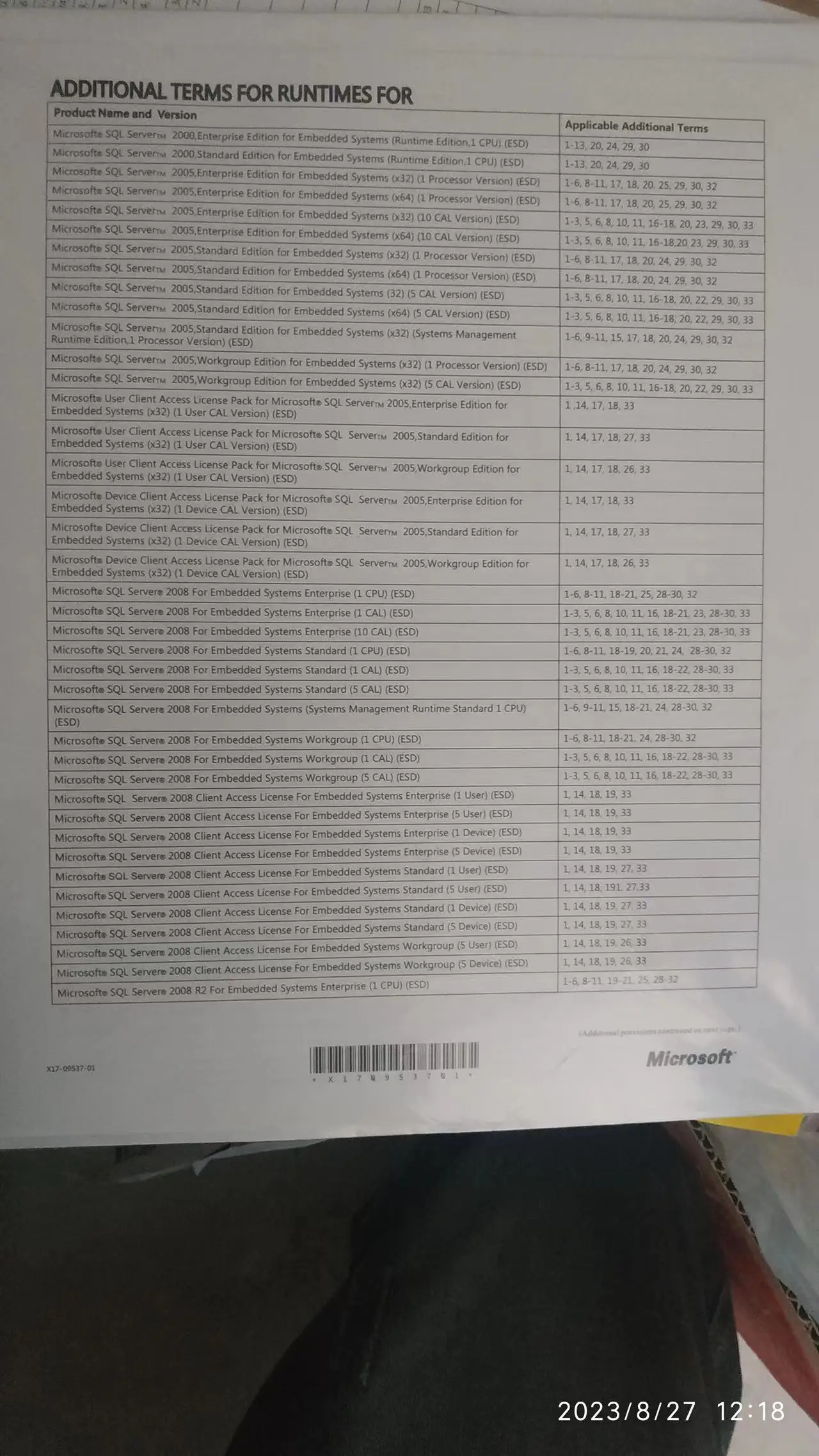 SQL Server 2022 Standard DVD 5cals Pack - Free Shipping