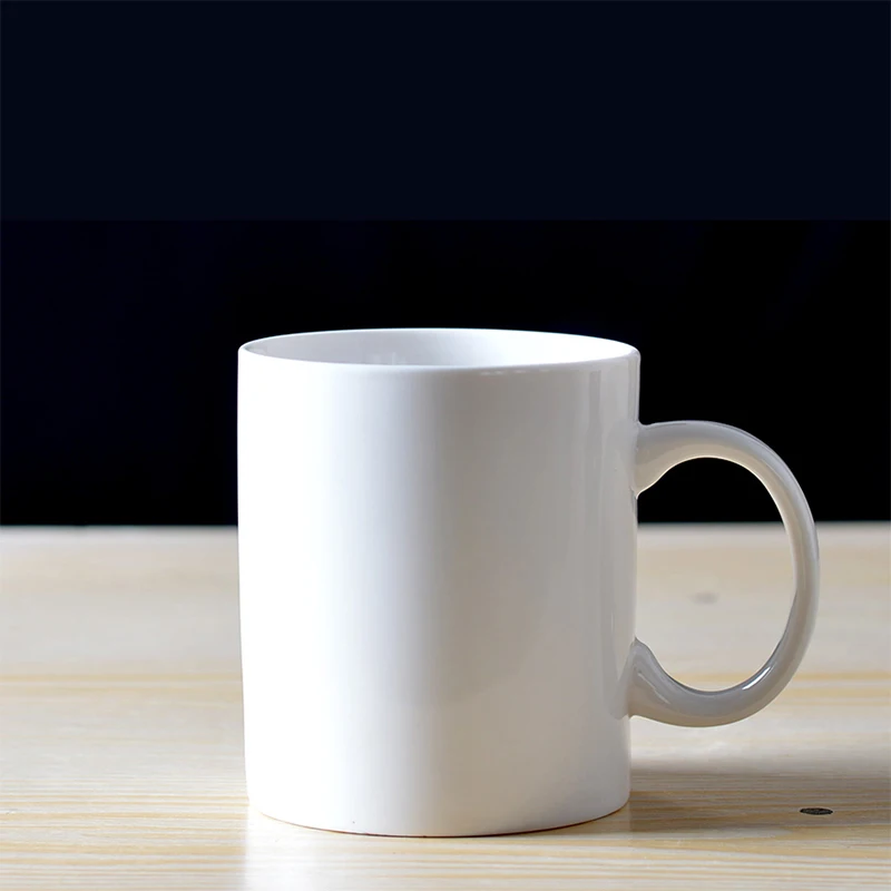 Shop Custom Logo Luxury White Porcelain Coffee Mugs