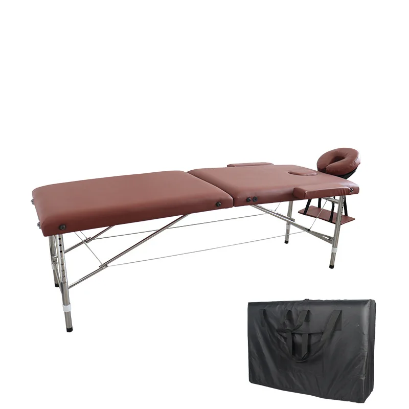 Stainless Steel Massage Table Portable Folding Adjustable Height ...