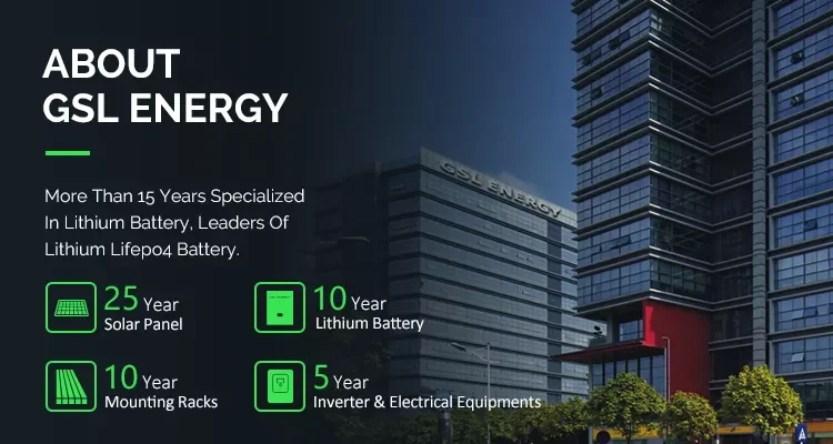 Gsl New Lifepo4 Lithium Ion Battery 5kwh 10kwh 20kwh 30kwh 40kwh Solar ...