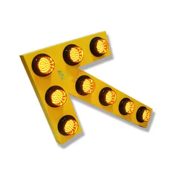 Aluminium Traffic Control Arrow Sign Solar Led Light Aluminium ...