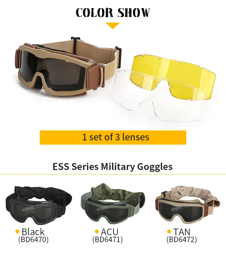 Emersongear Tactical Protection Series Tactical Goggles Gear Outdoor ...