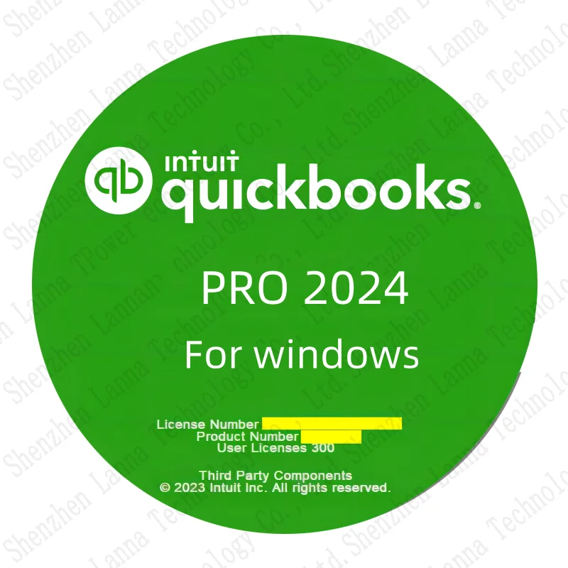 Intuit QuickBooks Pro 2024 For Win 10 /11 Download Lifetime Financial ...