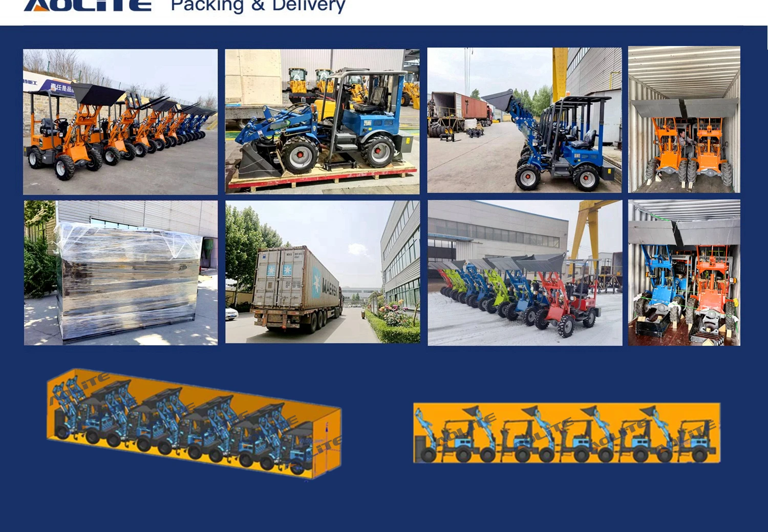 AOLITE 604 Electric Mini Loader - 400kg Capacity & Eco-friendly