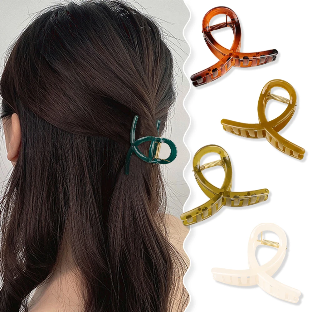 Small Hair Grabbing Clip Updo Hairpin Female Back Head Shark Clip Hair ...