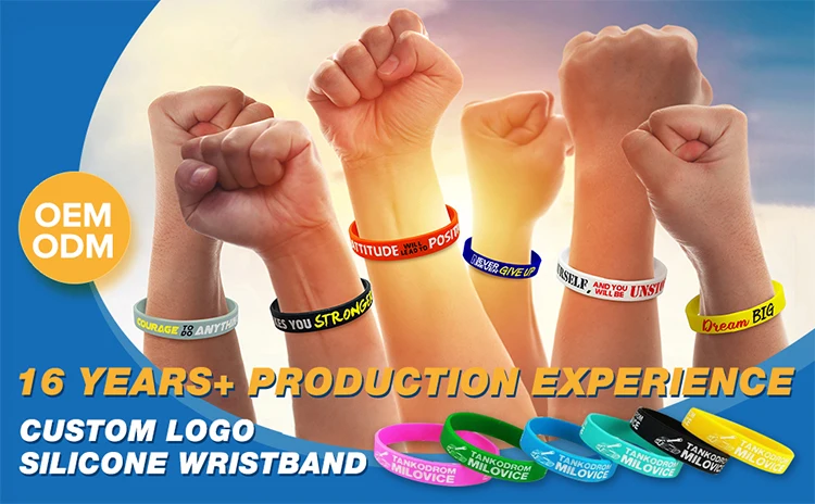 Custom Wristbands - Make Your Own with Logo & Message
