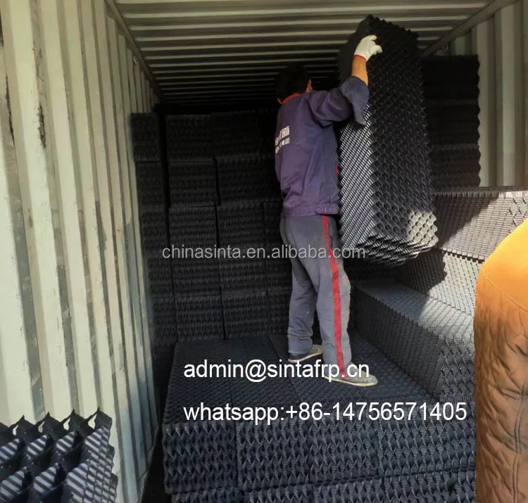 Cooling Tower Pvc Fins Cooling Tower Pad Hexagonal Honeycomb Packing ...