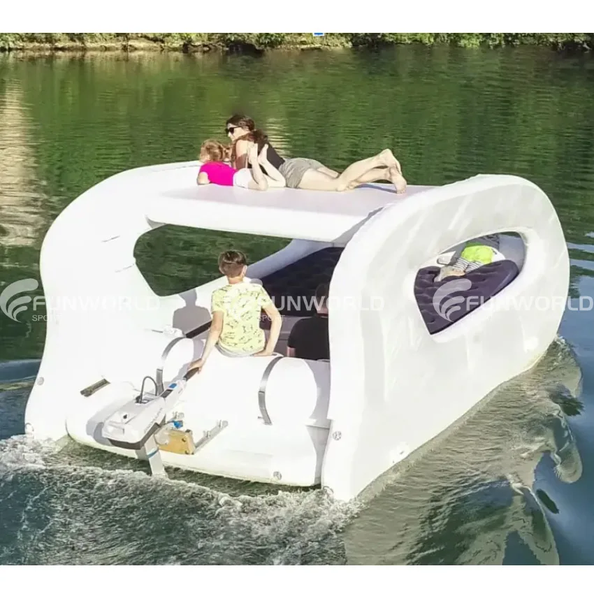 Solar Inflatable Fishing Boat - Fun and Sustainability