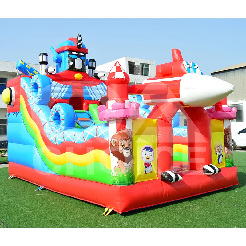 Outdoor Inflatable Bouncy Castle - Fun for Kids & Adults