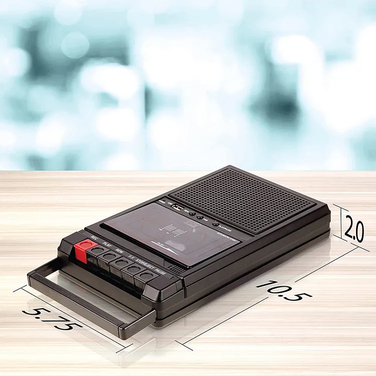 Retro Cassette Recorder & Player Digital Aux To Cassette Tap Recorder ...