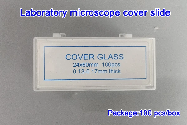 Laboratory Ultra- White Glass Material Microscope Glass Cover Slides ...